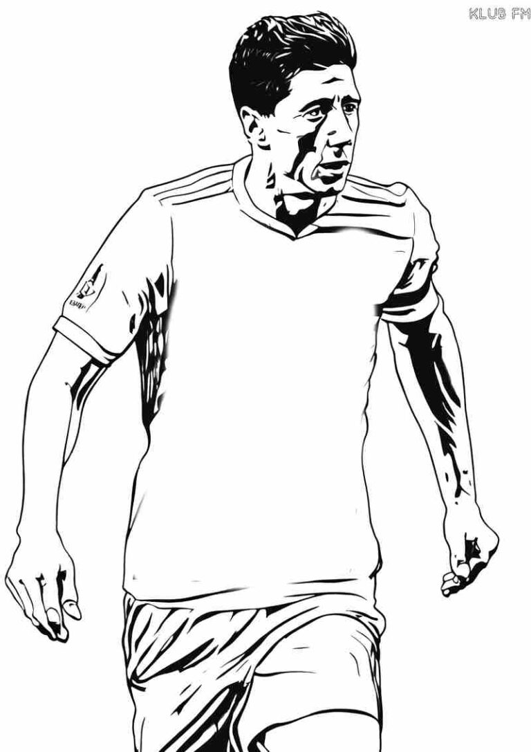 Lewandowski Kolorowanka - kolory pasji do futbolu