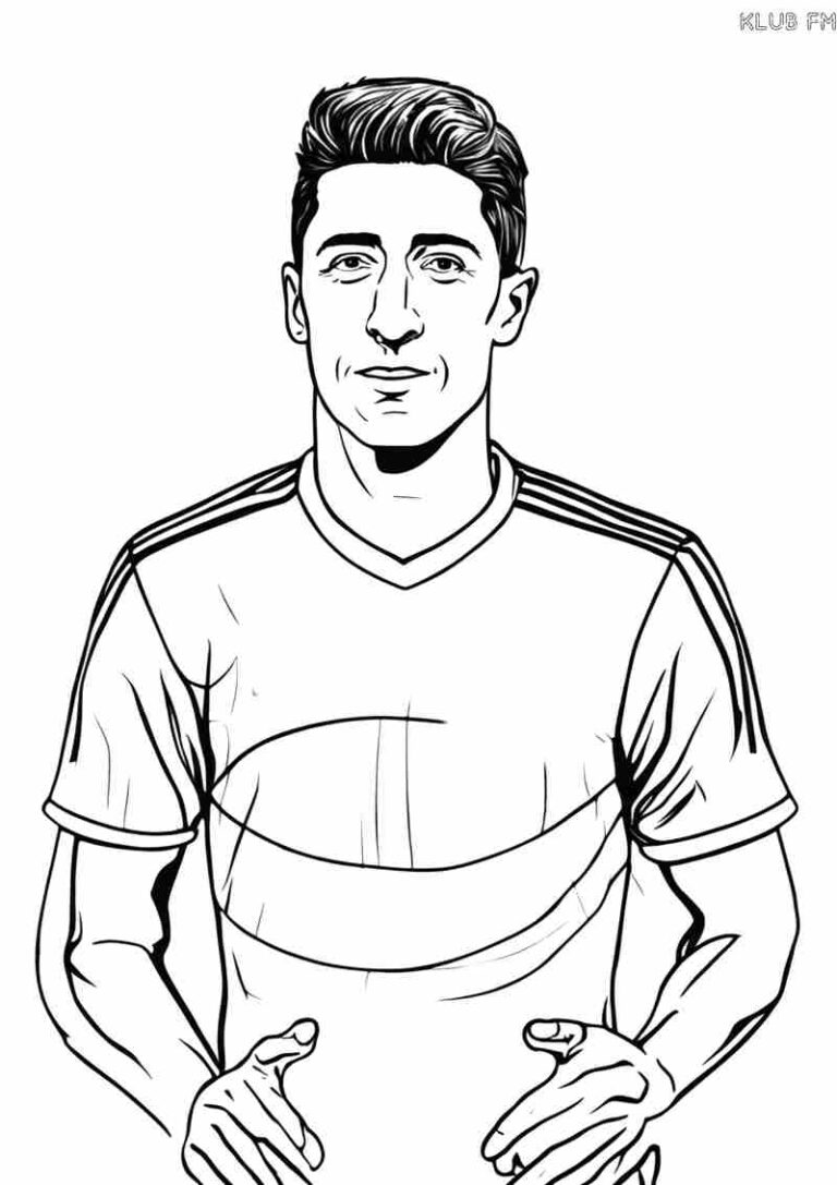 Lewandowski Kolorowanka - kolory pasji do futbolu