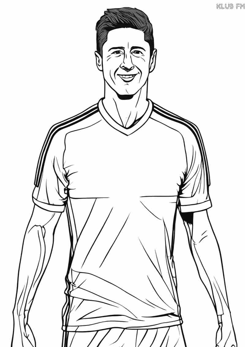 Lewandowski Kolorowanka - kolory pasji do futbolu