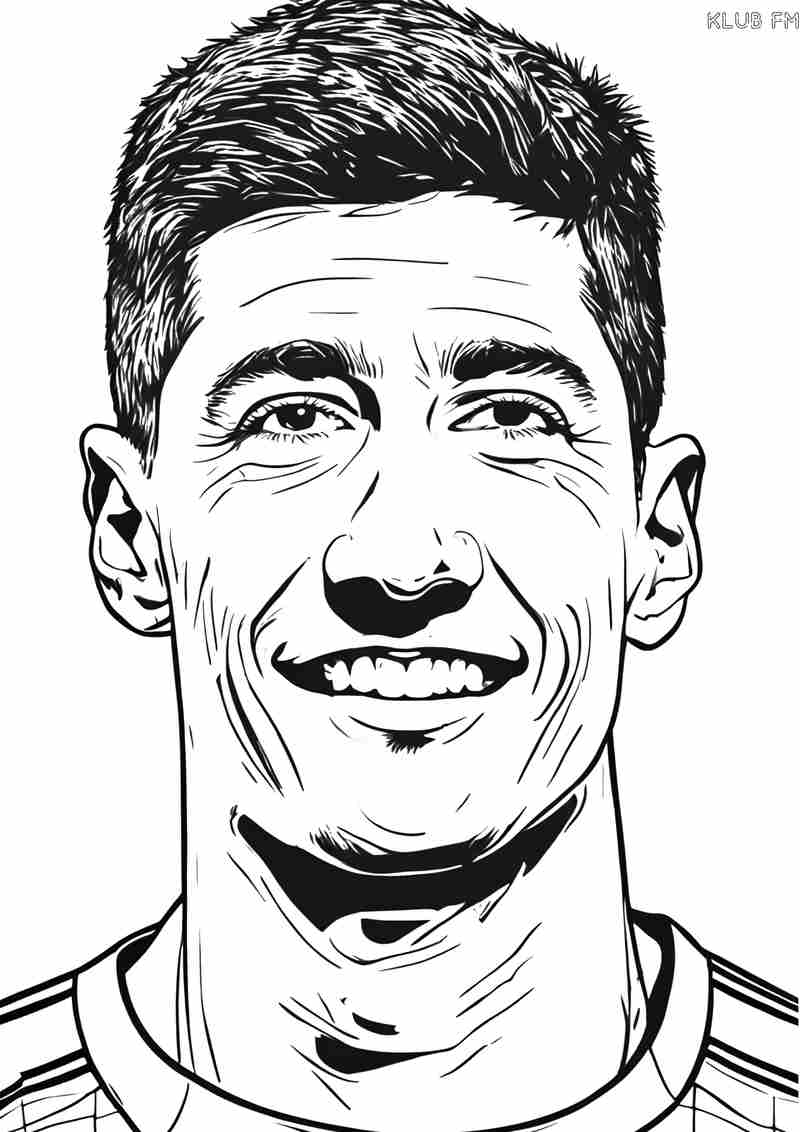 Lewandowski Kolorowanka - kolory pasji do futbolu